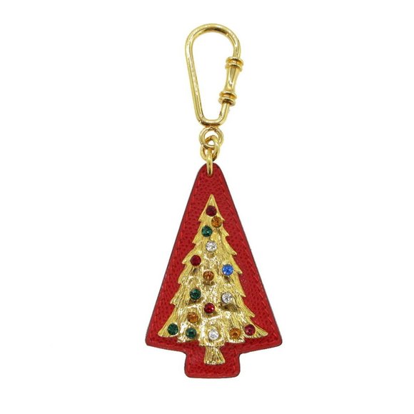 Celine | Accessories | Celine Tree Rhinestone Charm Keychain ...